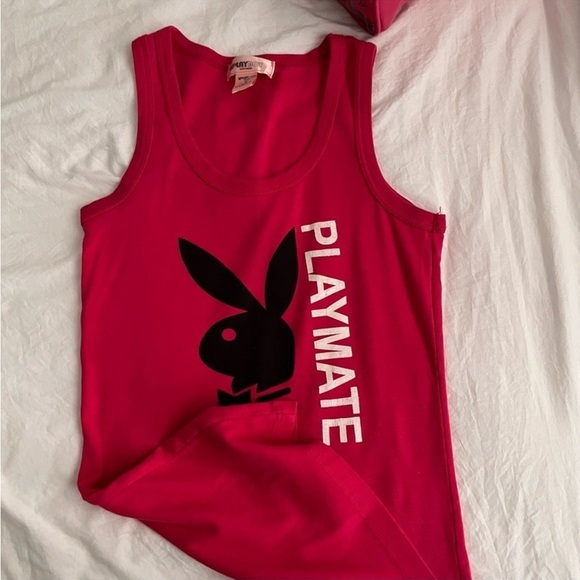 PLAYBOY | Tops | Playboy Playmate Y2k Pink Tank Top | Poshmark